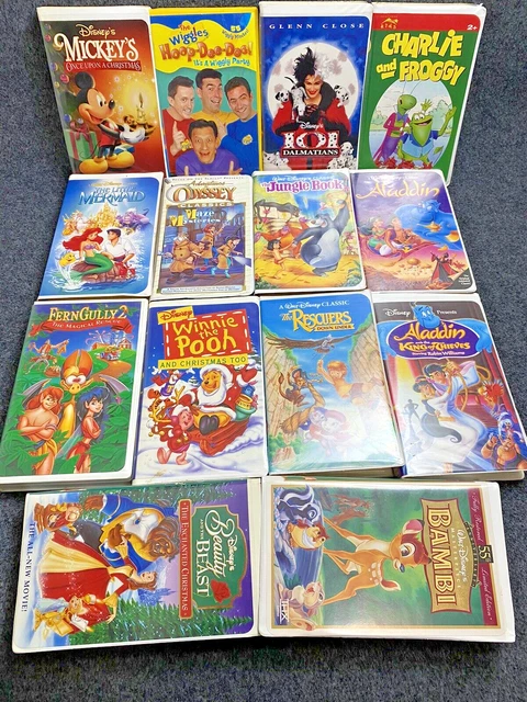 WALT DISNEY'S VHS Collection Black Diamond & CBS Fox 14 Lot VHS Tapes ...