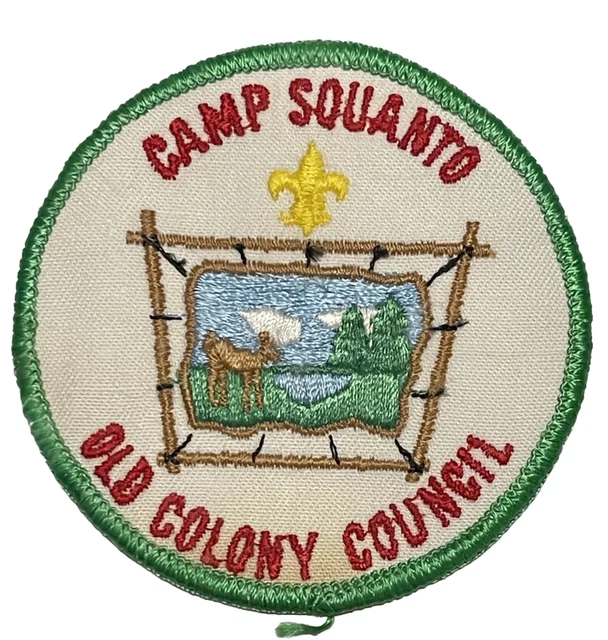 OLD COLONY COUNCIL Patch Camp Squanto BSA Boy Scouts of America ...