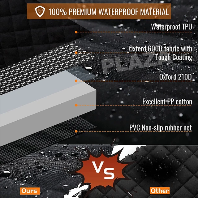 PREMIUM PET CAR Cover Waterproof Cat Dog Back Seat Hammock NonSlip ...