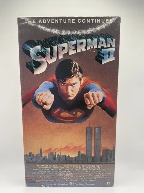 SUPERMAN II VHS Action Superhero Christopher Reeve Gene Hackman Margot ...