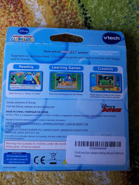 VTECH INNOTAB MICKEY Mouse Clubhouse Learning Cartridge £5.00 - PicClick UK