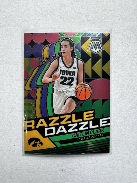 2024 PANINI CAITLIN Clark Collection Razzle Dazzle Mosaic Prizm- Iowa ...