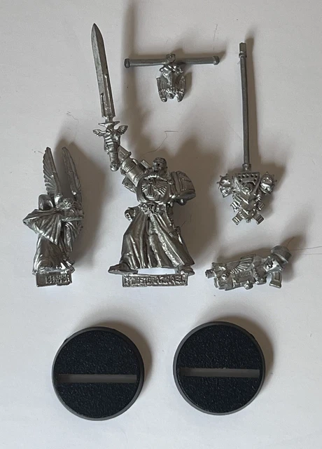 DARK ANGELS AZRAEL Chapter Master Metal OOP 1995 Warhammer 40k Space ...