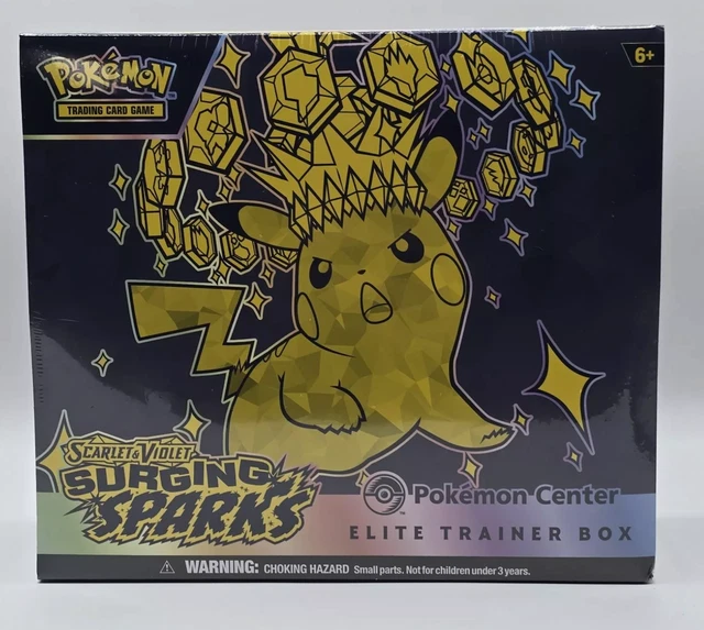 POKÉMON SURGING SPARKS Elite Trainer Box ETB Pokemon Center £149.00 ...