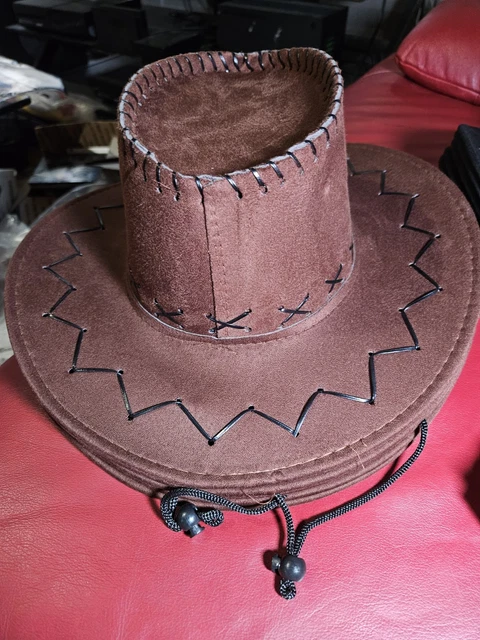 20 PCS COWBOY Hat Bandana Set Brown Black Costume Party £44.53 ...