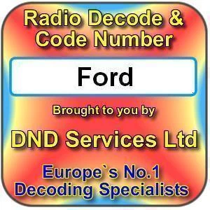 FORD RADIO CASSETTE CD Navigation Code Decode Unlock Service by Serial ...