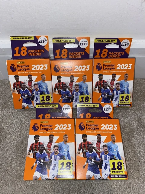 PANINI PREMIER LEAGUE 2023 Stickers. 5x Mega Pack. New Sealed. Worth ...