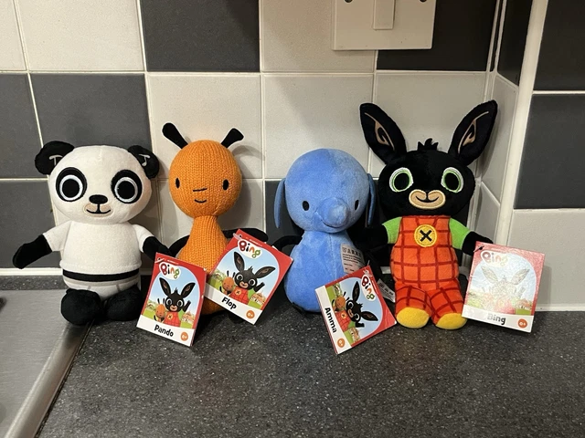 CBEEBIES BING BUNNY And Friends Soft Toy Bundle With Tags Bing Flop ...