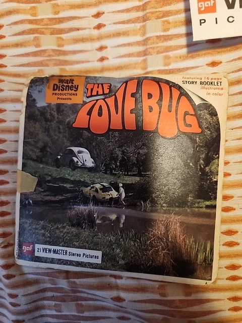 VIEW-MASTER B501, WALT Disney's The Love Bug, 1968 Movie, 3 Reel Set $5 ...