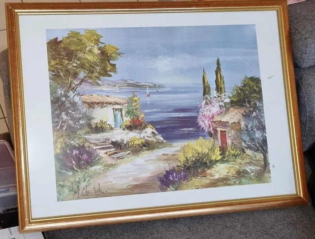TABLEAU DE PROVENCE authentique signé Michel Christophe EUR 180,00 ...