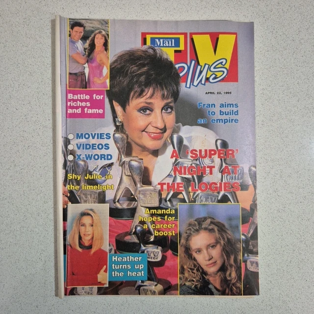TV PLUS - Vintage Australian Magazine April 23, 1995 ANNE WILLS $11.99 ...