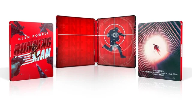 THE RUNNING MAN (2025) Steelbook (4K/Blu-ray/Digital) Preorder 3/3/26 ...