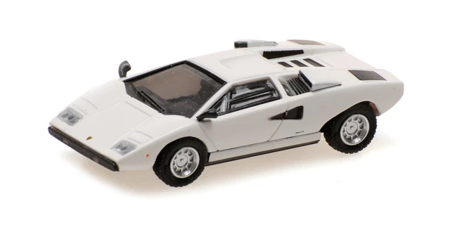 MINICHAMPS 1:87 LAMBORGHINI COUNTACH LP 400 WHITE 1974 Modèle ...