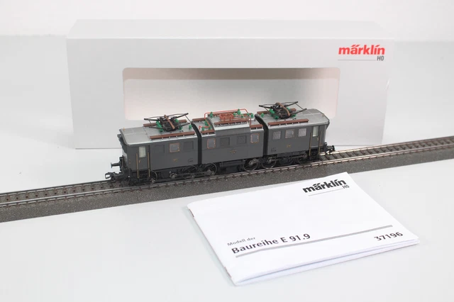 MÄRKLIN H0 37196 E-Lok BR E91 104 der DRG, mfx+Sound, OVP+TOP -A174 EUR ...
