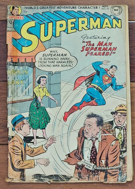 SUPERMAN 93 GOLDEN Age DC Superman Comic Book 1954 £27.79 - PicClick UK