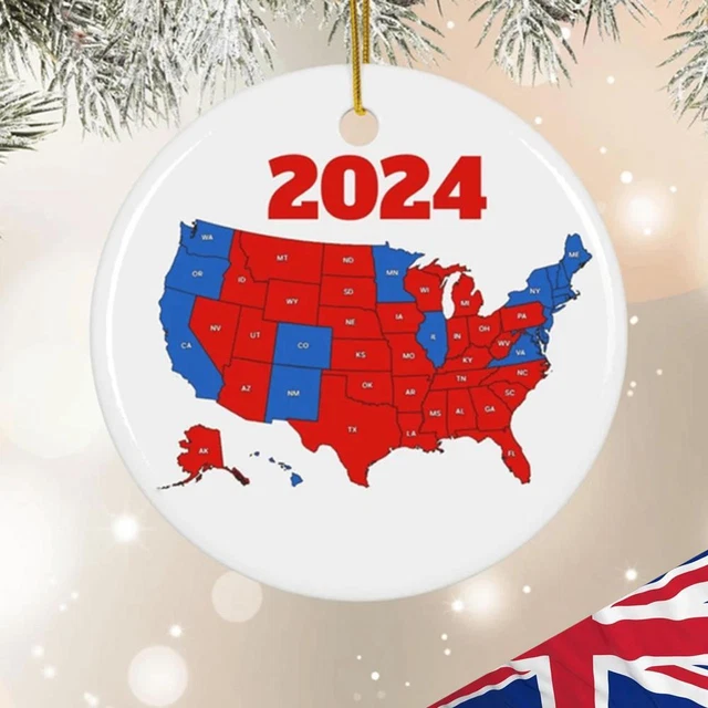 2024 ELECTION RESULTS Map Presidential Election Map Christmas Tree ...