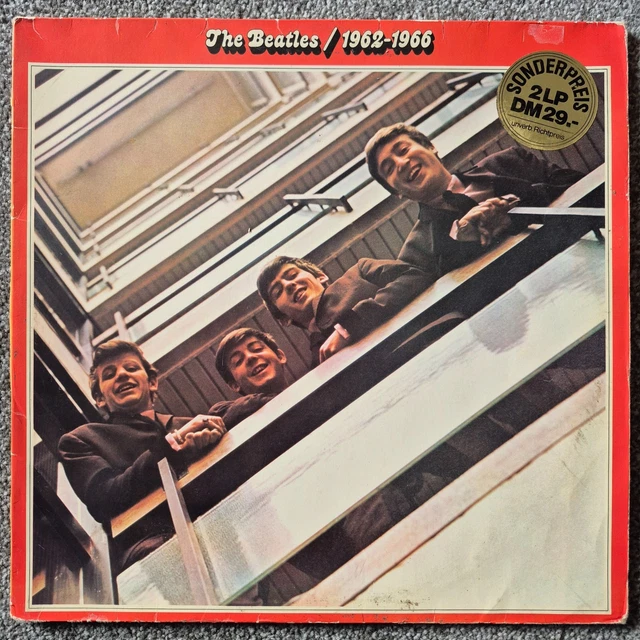 THE BEATLES 1962-1966 'Red Album' LP Very Rare German First Press ...
