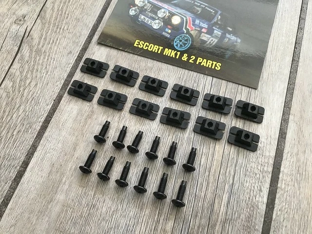 FORD CAPRI MK3 Headlamp Bezel Trim Surround Clips 280 2.8I 2.0S 3.0S £ ...