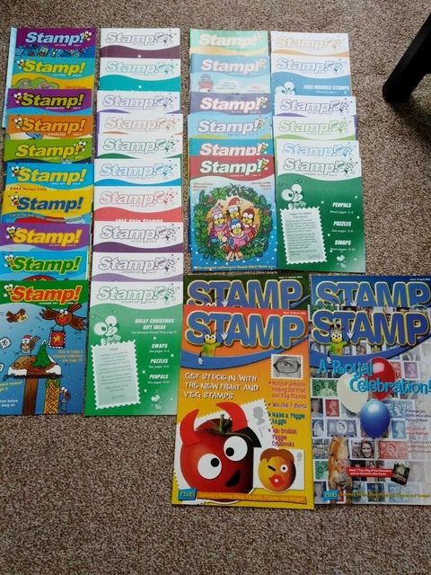 ROYAL MAIL COLLECTORS Club Magazine, Stamp! Issue 1 - 20, excellent ...