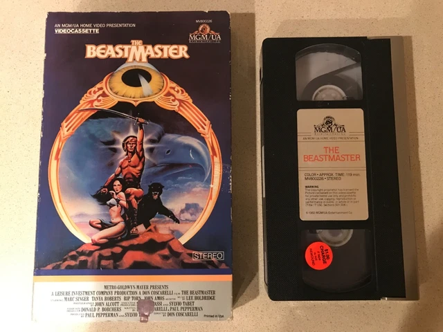 THE BEASTMASTER (VHS, 1983, MGM Big Box) Marc Singer, Tanya Roberts £22 ...