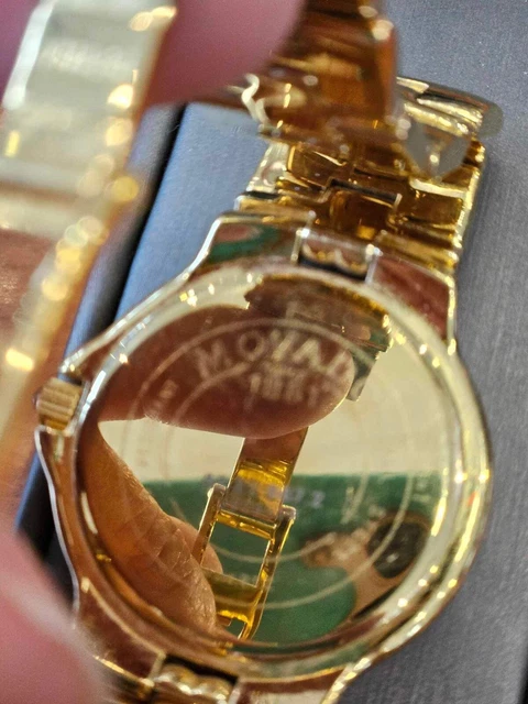 AUTHENTIC SWISS WATCH MOVADO 1881 88.E2.887.2 Gold-tone band, Roman ...