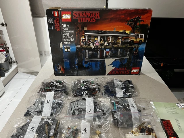 LEGO STRANGER THINGS The Upside Down Set 75810 Open Box 100% Complete £ ...