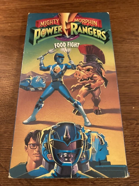 MIGHTY MORPHIN POWER Rangers - Food Fight (VHS, 1993) Saban, Very Good ...