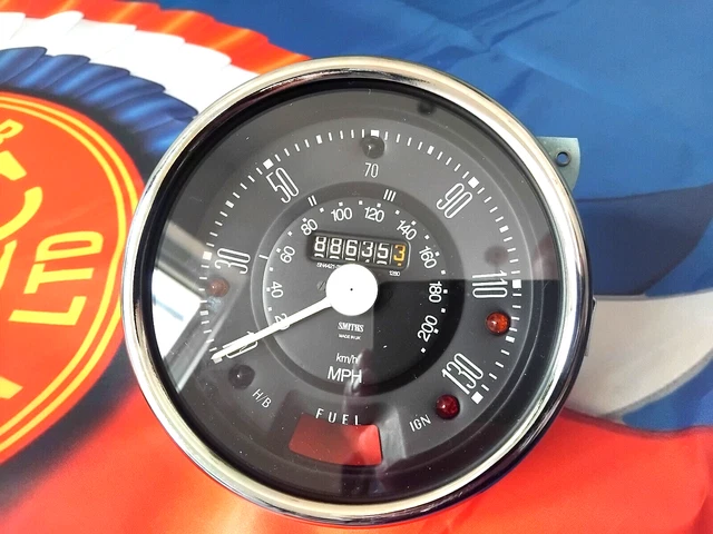 CLASSIC MINI COOPER S Mk3 Cooper S 130 Mph Speedometer Speedo Genuine ...