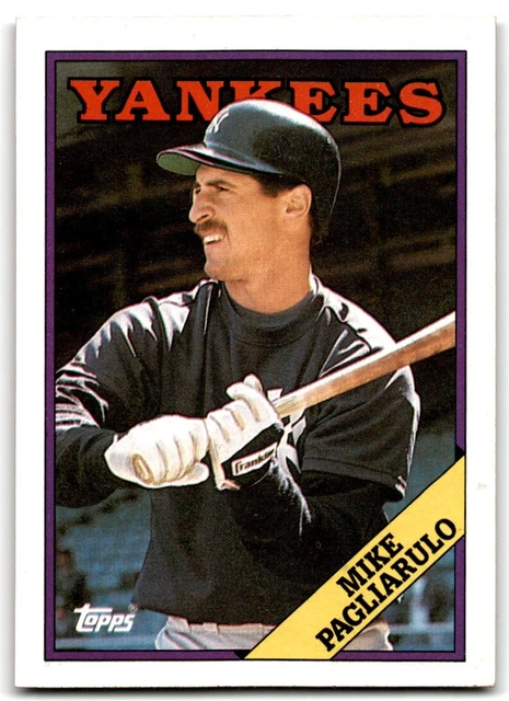 1988 TOPPS BASEBALL Card Mike Pagliarulo Yankees de New York #435 EUR 1 ...