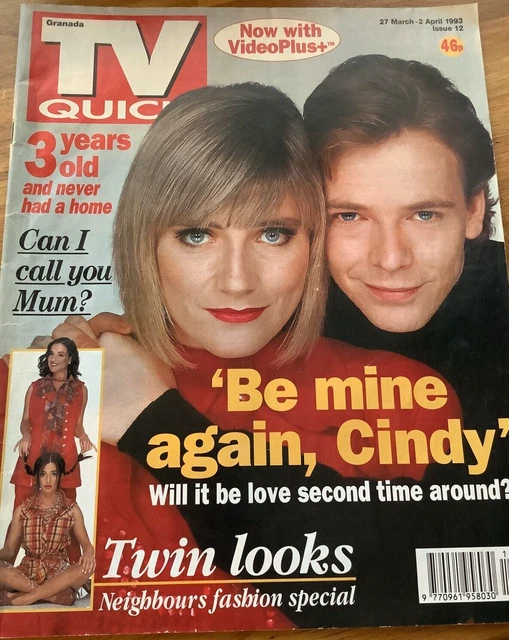 GRANADA TV QUICK Magazine March/April 1993, Ian & Cindy Eastenders Exc.cond. £3.95 - PicClick UK