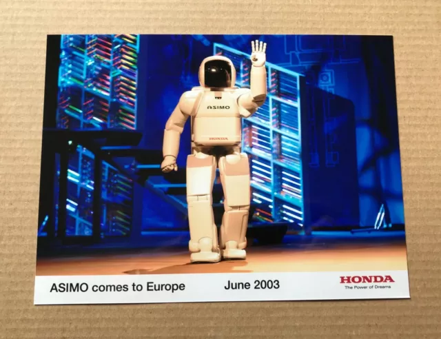 'ASIMO' THE HONDA Humanoid Robot Press Photograph £3.99 - PicClick UK