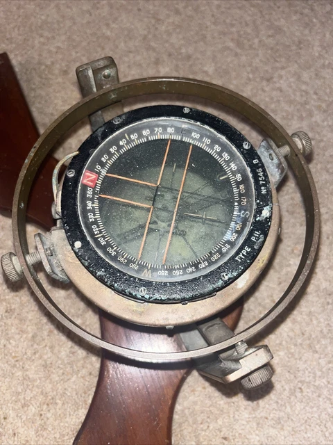 WW2 R.A.F. TYPE P-11 Aircraft Compass Spitfire Hurricanes Etc £35.00 ...