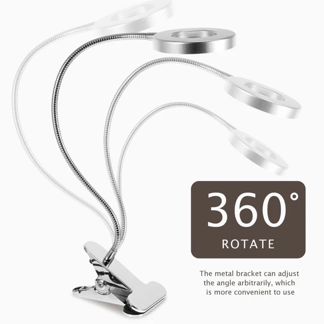 3 PACK NIGHT Reading Lamp Bedside Lights for Bedroom Small Table Lamps ...