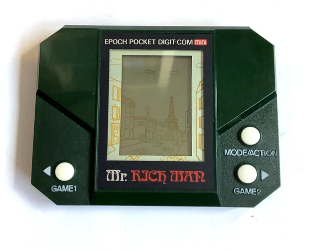 VINTAGE 1982 EPOCH - Mr. RICH MAN - LCD Game (Very Good Condition) £40. ...