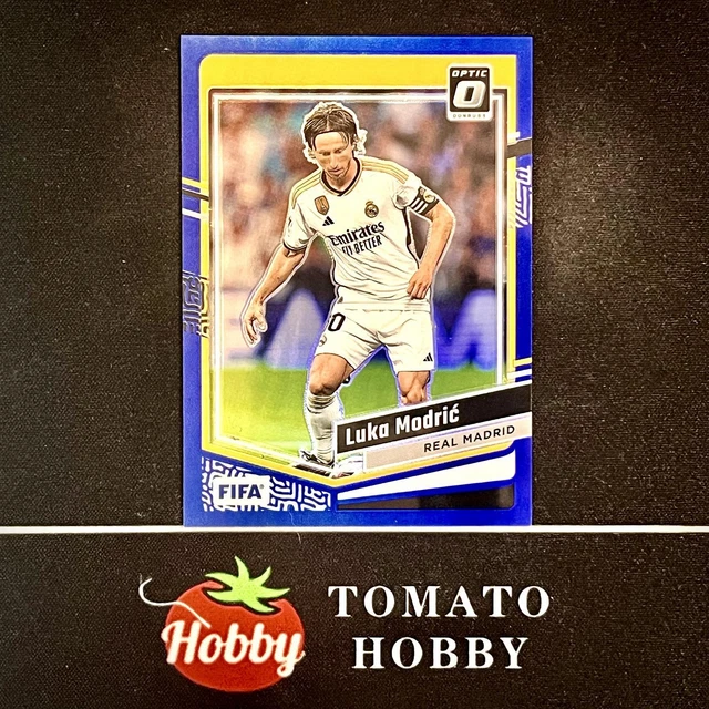 PANINI DONRUSS 2023-24 Luka Modric /99 Réfracteur Optique Bleu Réel ...