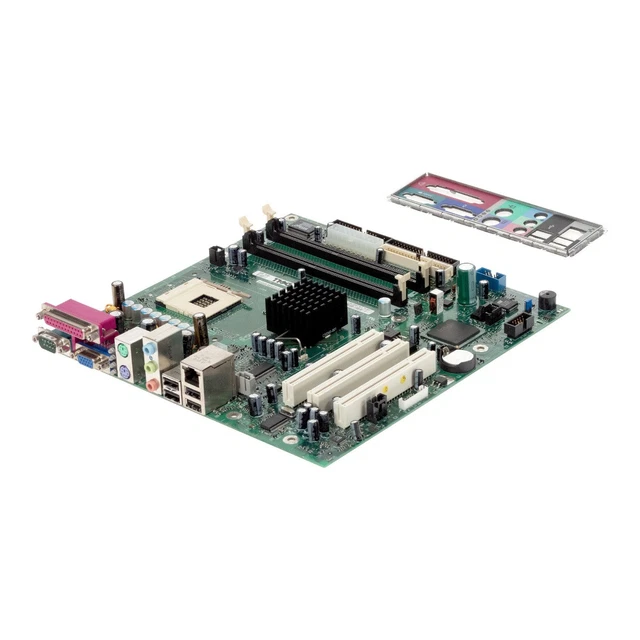 MAINBOARD DELL 0WC297 Socket 478 DDR PCI SATA IDE FDD mATX For Optiplex ...