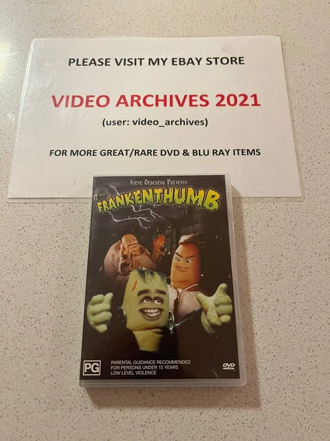 FRANKENTHUMB REGION 4 DVD (2002 Steve Oedekerk animated thumb comedy ...