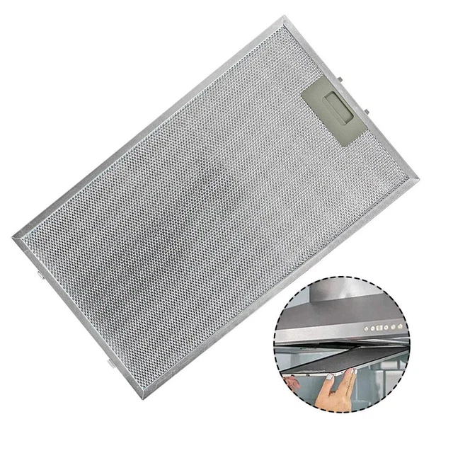 PREMIUM SILVER EXTRACTOR Vent Filter 400x275x9mm Effective Grease ...