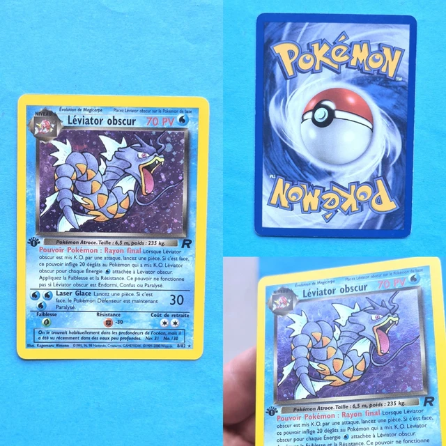 CARTE POKÉMON LEVIATOR Obscur - Edition 1 - 8/82 - Rocket - FR - EXC ...