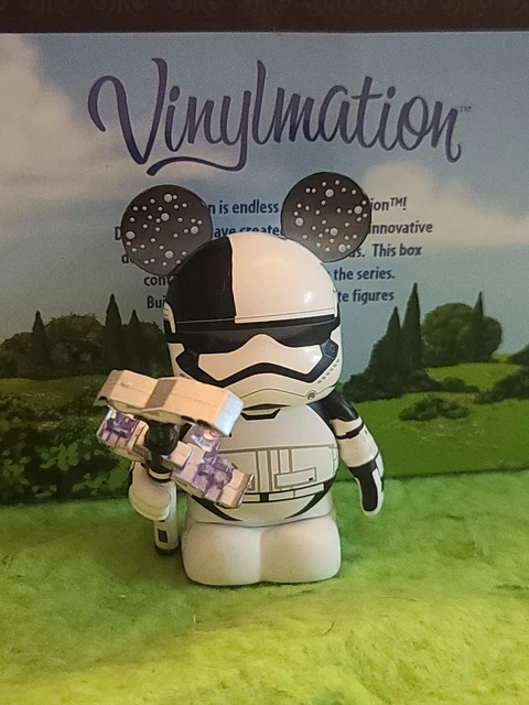 DISNEY VINYLMATION 3& Park Set 1 Star Wars Last Jedi Stormtrooper ...