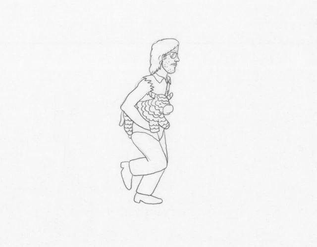 BEAVIS & BUTT-HEAD Original 1990's Production Drawing Cel Animation MTV ...