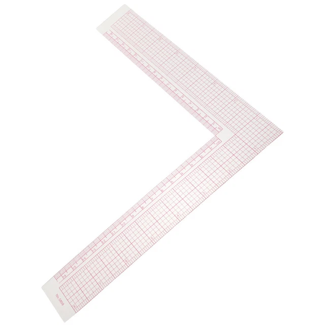 RIGHT ANGLE RULER Pattern Measuring Triangles Gauge £5.78 - PicClick UK