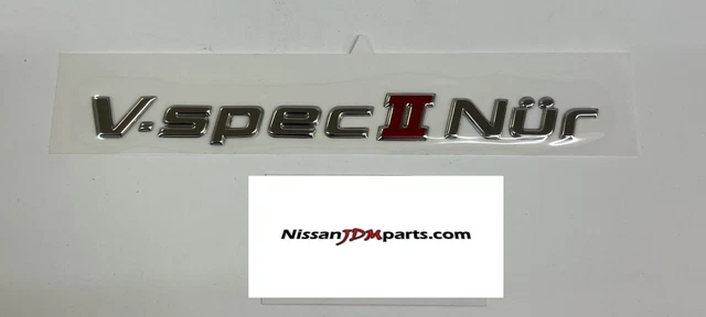 GENUINE NISSAN SKYLINE GTR R34 Rear Bumper V-spec II Nur Emblem84896 ...