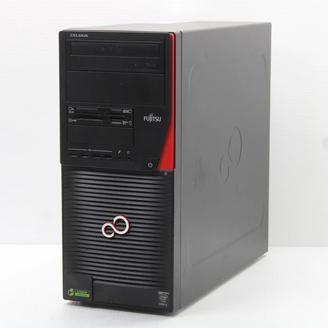 FUJITSU CELSIUS W530 Tower PC Intel i7 4790K 16GB RAM 256GB SSD WiFi ...