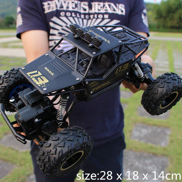 1:16 LARGE REMOTE Control RC Cars Big Wheel Monster Truck 4WD Kid Toy ...