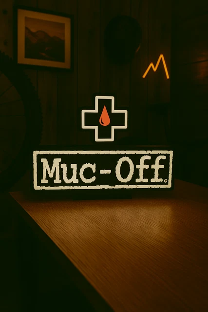 MUC-OFF LOGO LIGHT Box – Bright White Glow for MTB, Road & Gravel ...