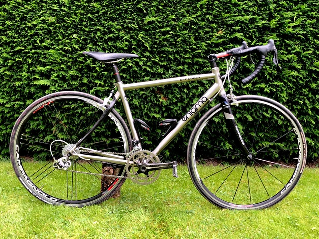 ENIGMA EFFUSION TITANIUM/CARBON Road Bike £850.00 - PicClick UK