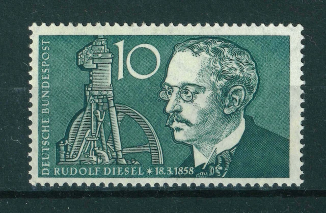 GERMANY 1958 CENTENARY of Birth of Rudolf Diesel stamp. MNH. Sg 1203 £1 ...