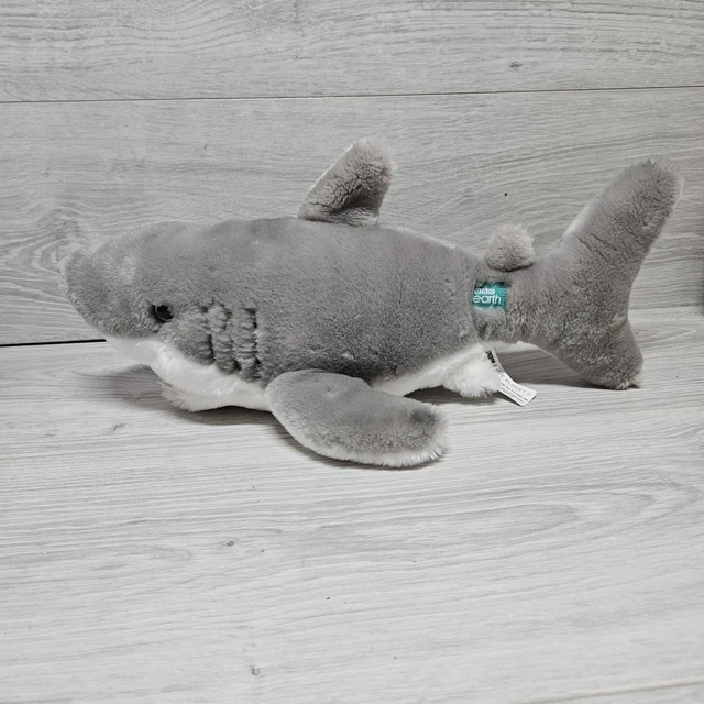 BBC EARTH BLUE Planet 2 Shark Plush Soft Toy 16 Inches Long Sea Life ...