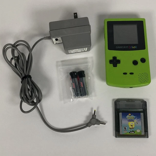 KIWI LIME GREEN Gameboy Color Console CGB-001 *Tested* SEE PICTURES $89 ...